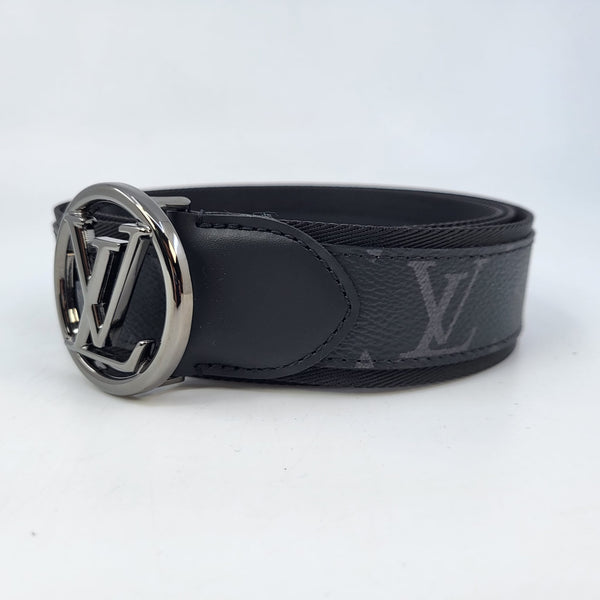 Louis Vuitton Men's LV Circle Monogram Eclipse 40 MM Belt M0116Q – Luxuria & Co.