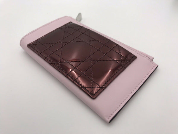 Dior Women's Pink Lady Dior Small Calfskin Coin Purse Wallet – Luxuria ...