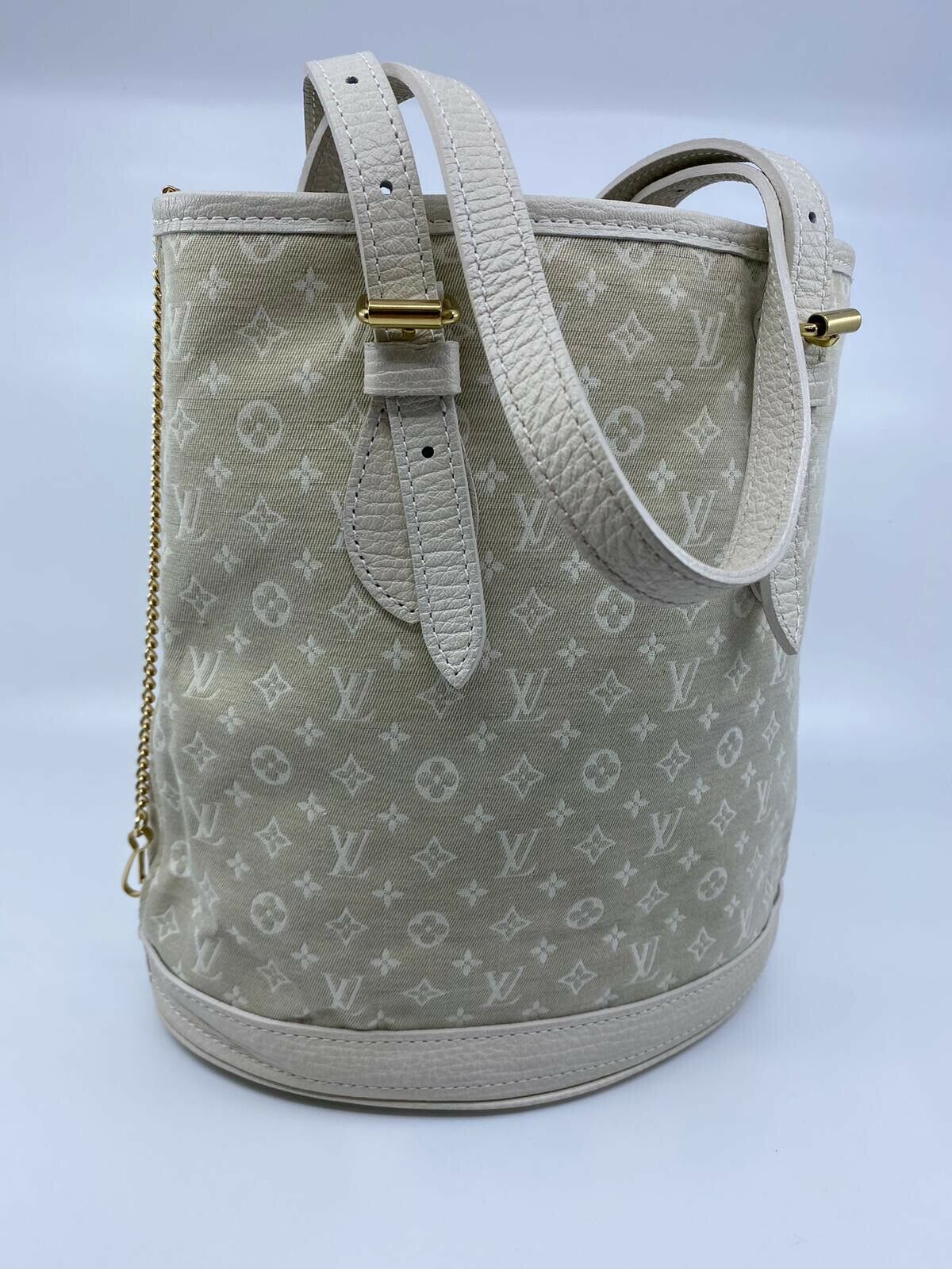 Louis Vuitton Women's Dune Monogram Mini Lin Bucket PM Bag – Luxuria & Co.