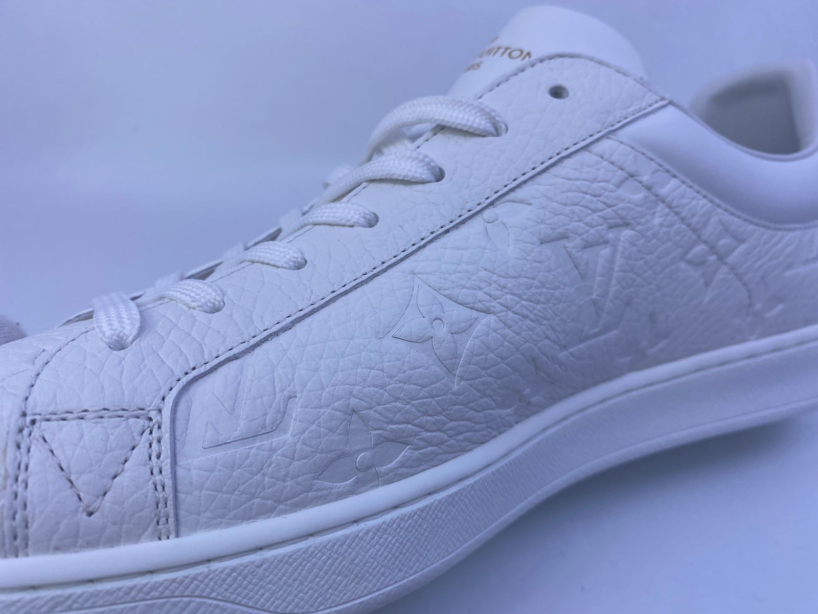 Louis Vuitton Men's White Monogram Leather Luxembourg Louis Vuitton Men's White Monogram Leather Luxembourg