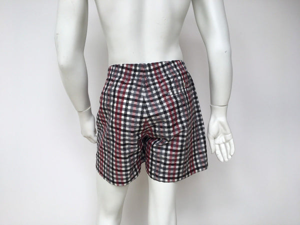 Louis Vuitton Men's Checkered Silk Monogram Boxer Shorts – Luxuria & Co.